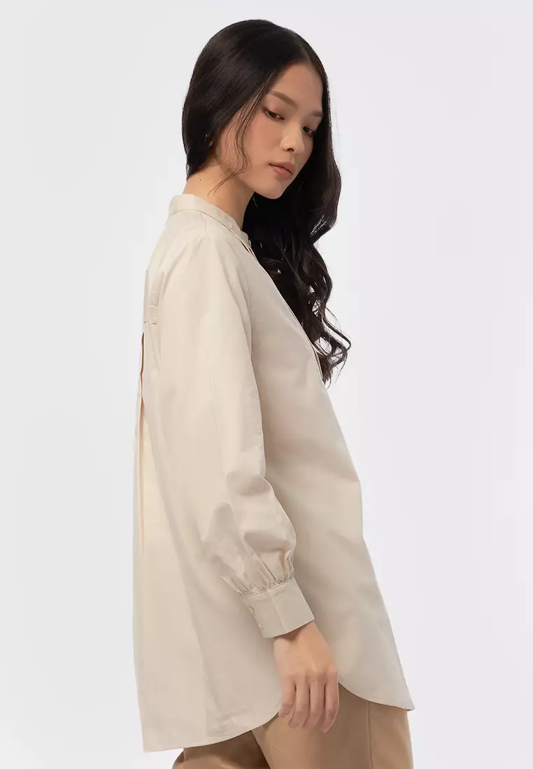 Jual Executive Tunic with Pleated Bib Details Original 2025 | ZALORA ...