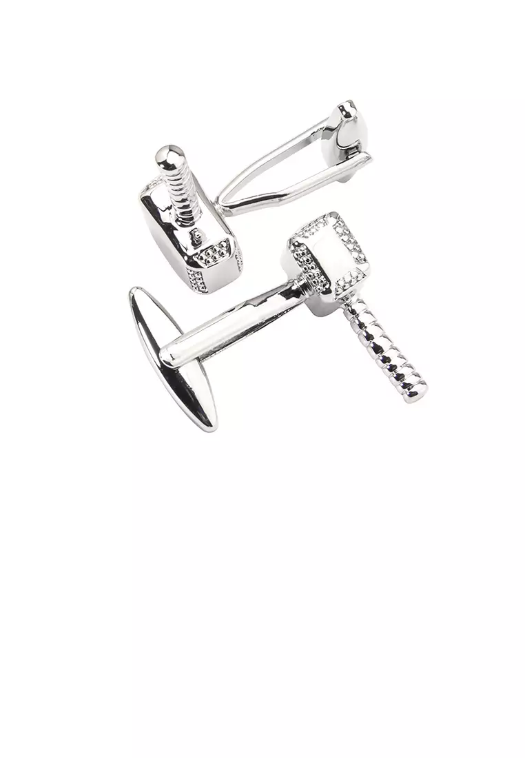 Buy SOEOES Fashion Personality Thor's Hammer Cufflinks Online | ZALORA ...
