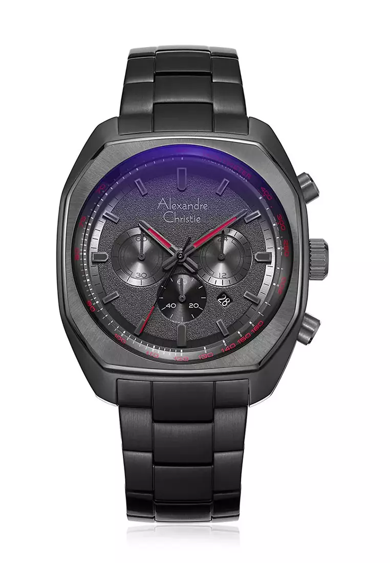 Jual Alexandre Christie Alexandre Christie Jam Tangan Pria - Black Red ...