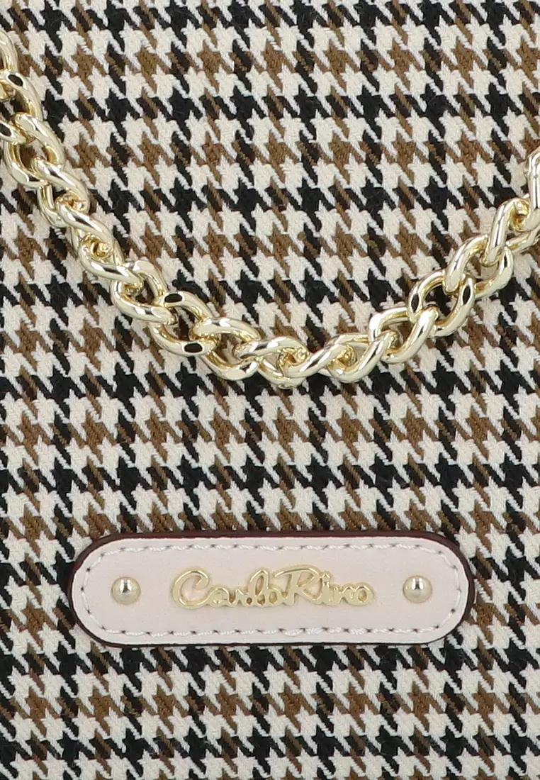 Buy Carlo Rino Tilly Bow Top Handle Bag - Beige 2025 Online | ZALORA