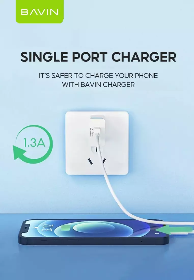 Buy BAVIN PC515 Universal Adapter Charger Smart Mini USB Over Charge ...