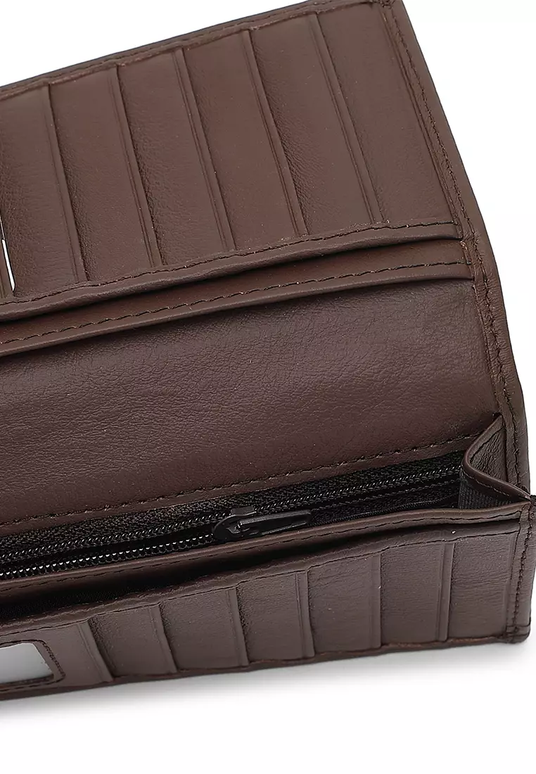 Buy Swiss Polo Genuine Leather RFID Long Wallet - Brown 2025 Online ...