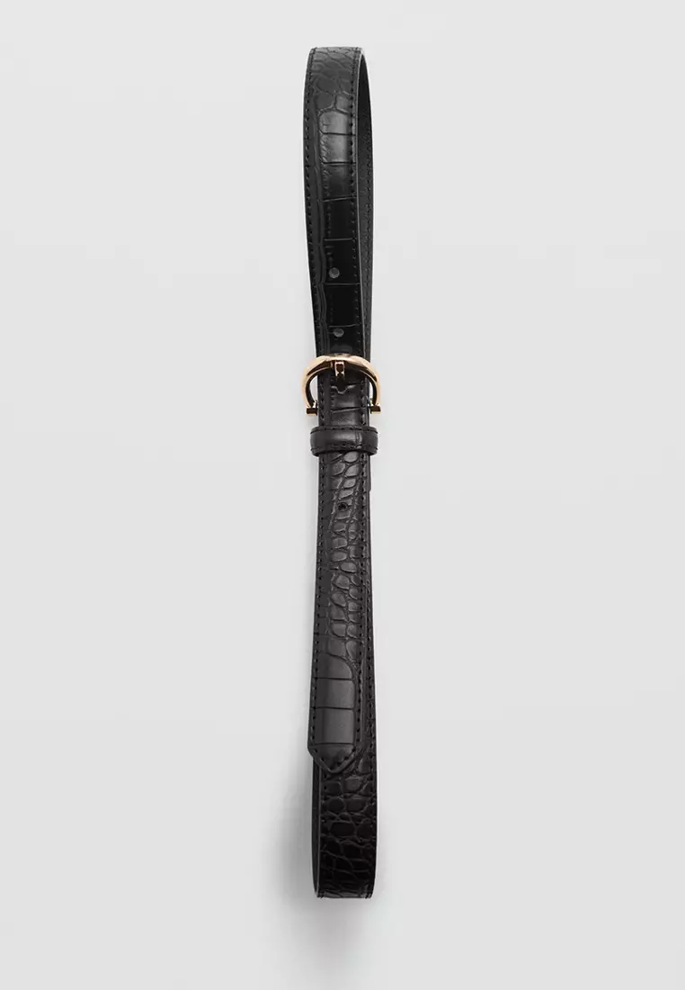 Buy Mango Animal Print Effect Belt 2024 Online | ZALORA Philippines