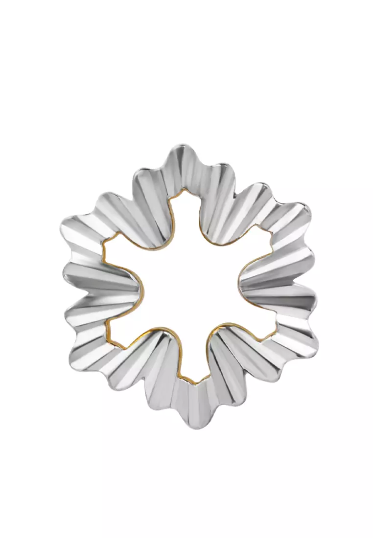 Buy TOMEI TOMEI Dual-Tone Snow Charm, Yellow Gold 916 2025 Online ...