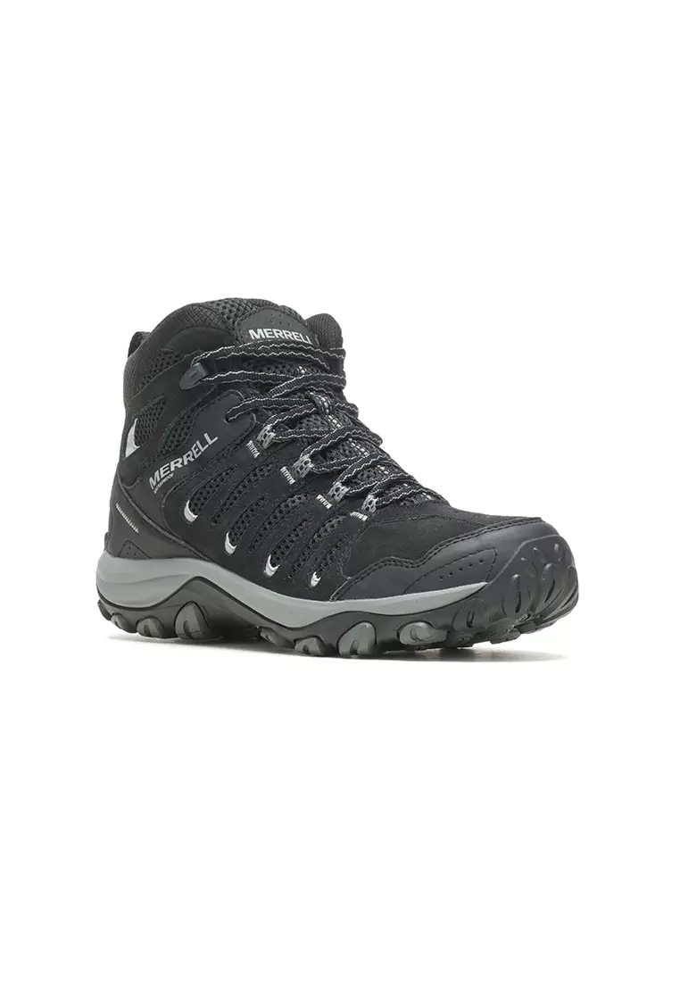Buy Merrell Crosslander 3 Mid Wprf-Black/Charcoal Mens Hiking Shoes ...
