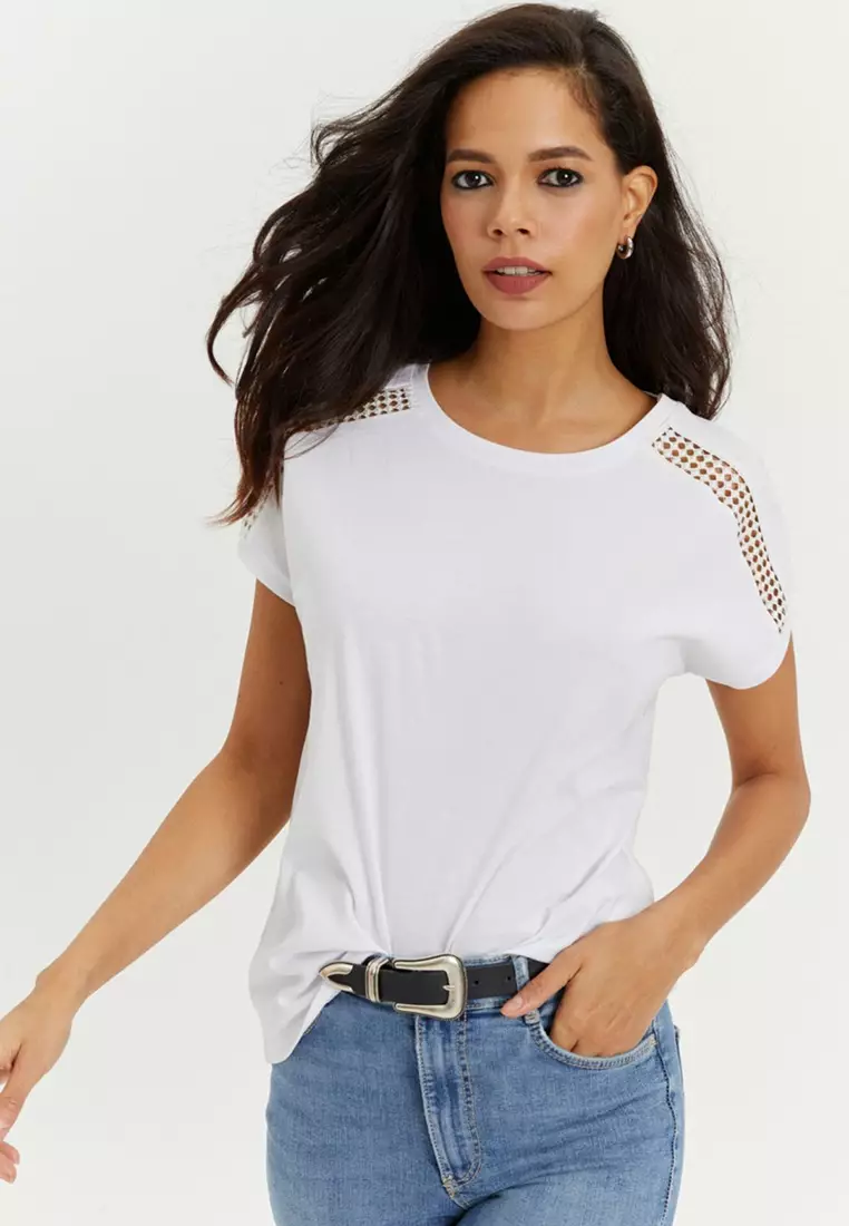 Buy Cool & Sexy Openwork Top 2025 Online | ZALORA