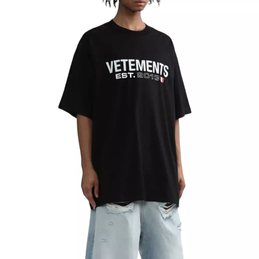 Jual Vetements Est.2013 T-Shirt Black White Men Original 2025 | ZALORA ...