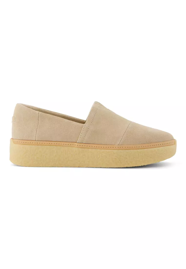 Buy TOMS Toms Women Adelaide Oatmeal Suede Online | ZALORA Malaysia
