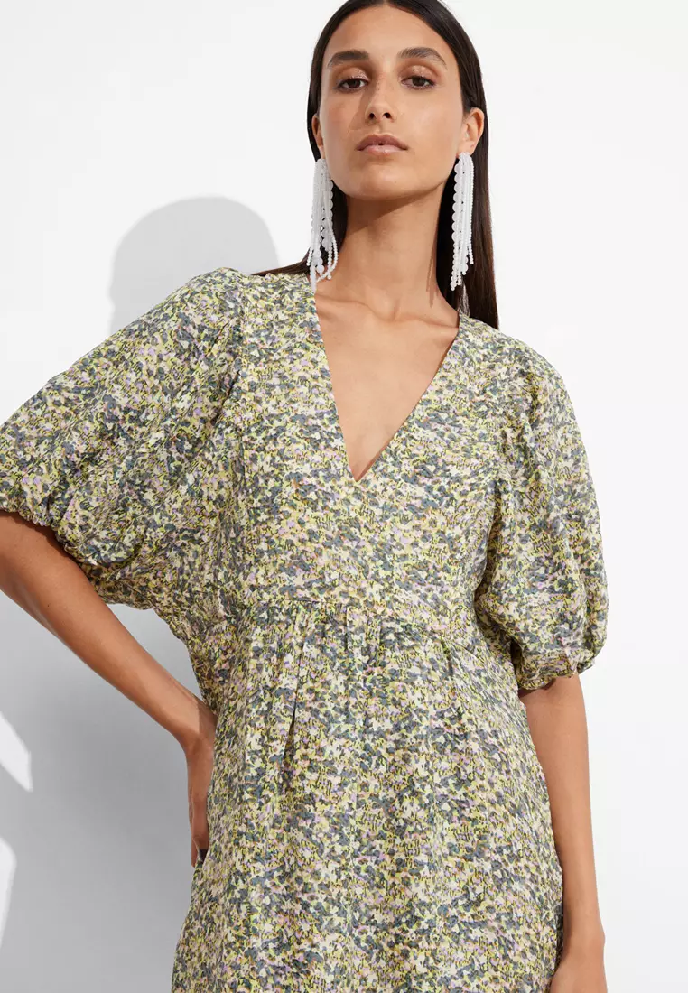 Buy & Other Stories Puff-Sleeves Maxi Dress Online | ZALORA Malaysia