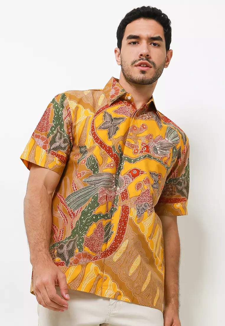 Jual Elshanum Batik Wagindra Kemeja Batik Tulis Premium Pria Casual ...