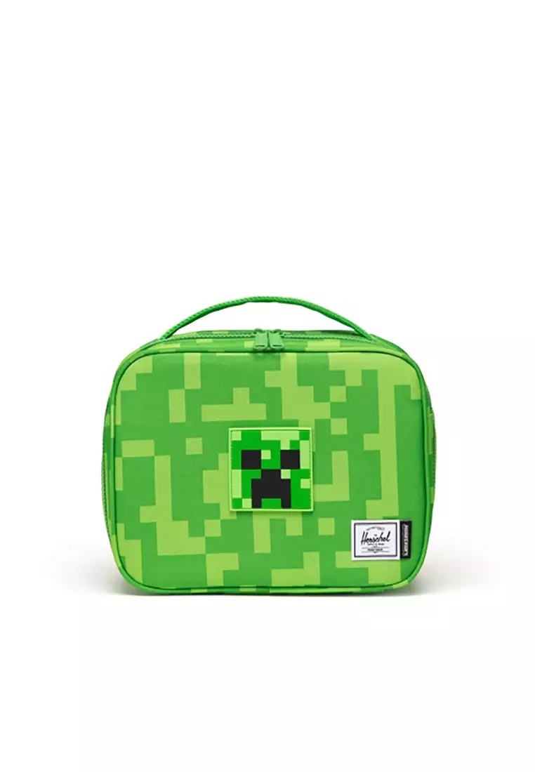 Jual Herschel Minecraft Pop Quiz Lunch Box Little Herschel 5L - Creeper ...