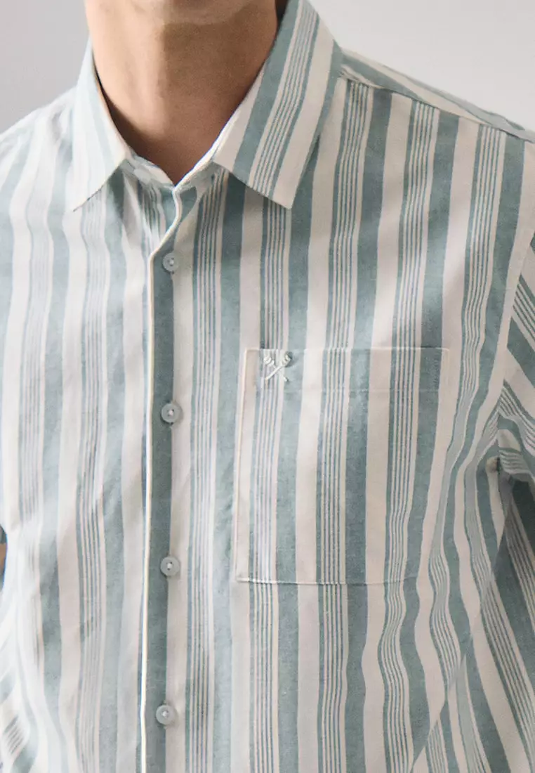 Buy REGATTA Regular Fit Striped Oxford Shirt 2026 Online | ZALORA ...