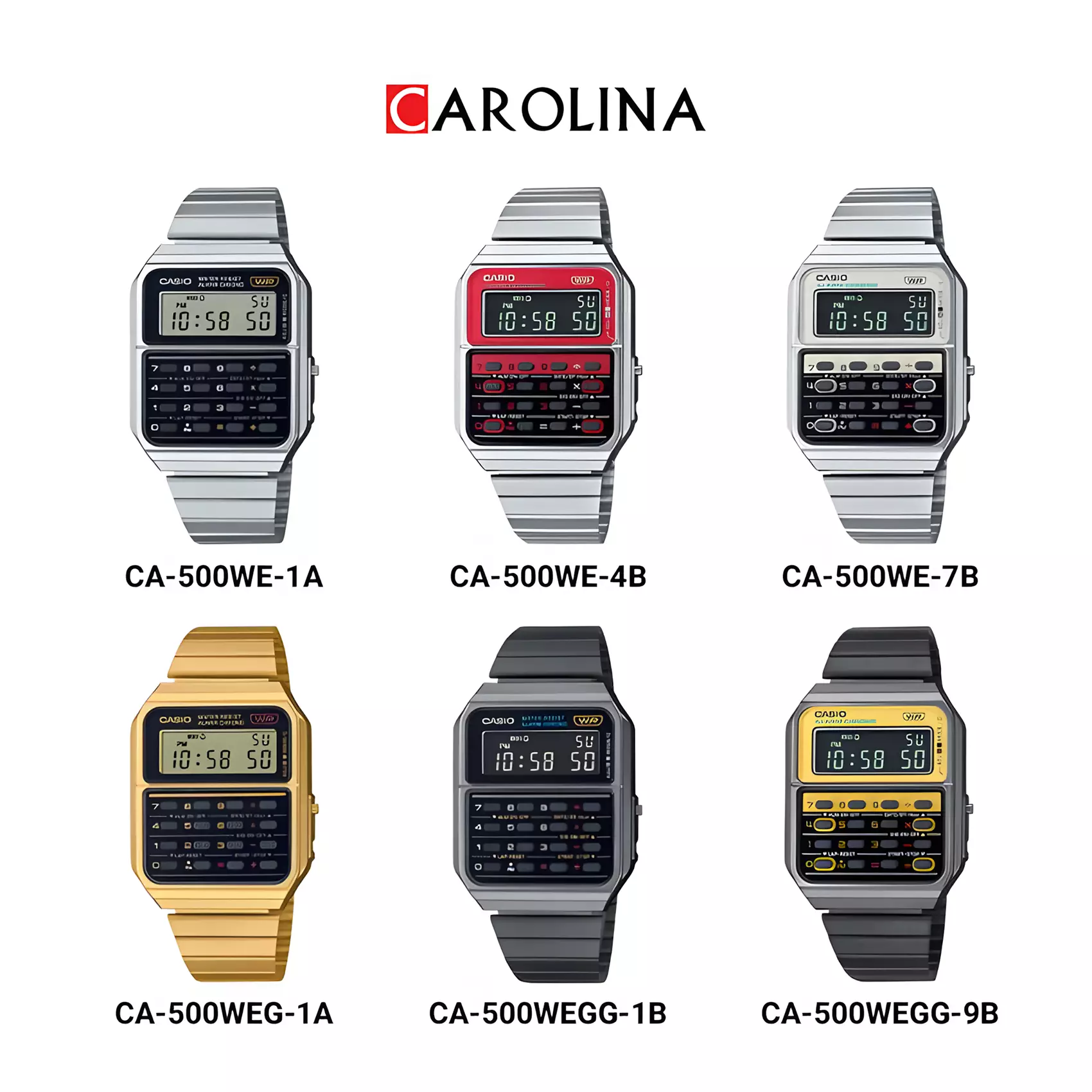 Jual Casio Casio Calculator White Dial - Jam Tangan Digital Pria ...