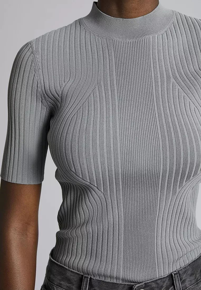 Buy & Other Stories Fitted Mixed Rib Top 2025 Online | ZALORA Philippines