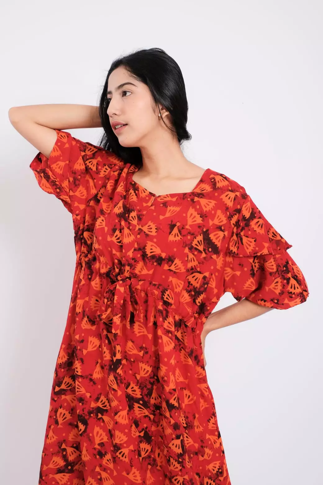 Jual BATIK RIZQINA Dress daster sleep wear Wanita Magnifera foetida ...