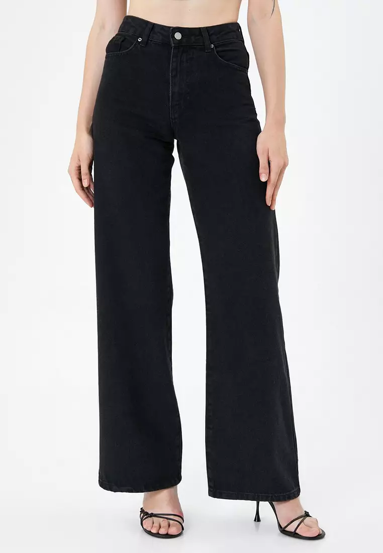 Buy KOTON Wide Leg Jeans High Waist - Bianca Jean 2025 Online | ZALORA