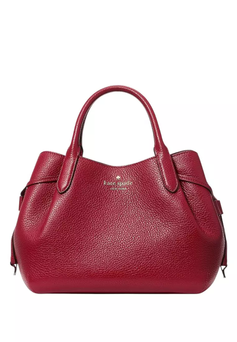 Buy Kate Spade Dumpling Small Satchel Bag - Red Jam 2026 Online | ZALORA