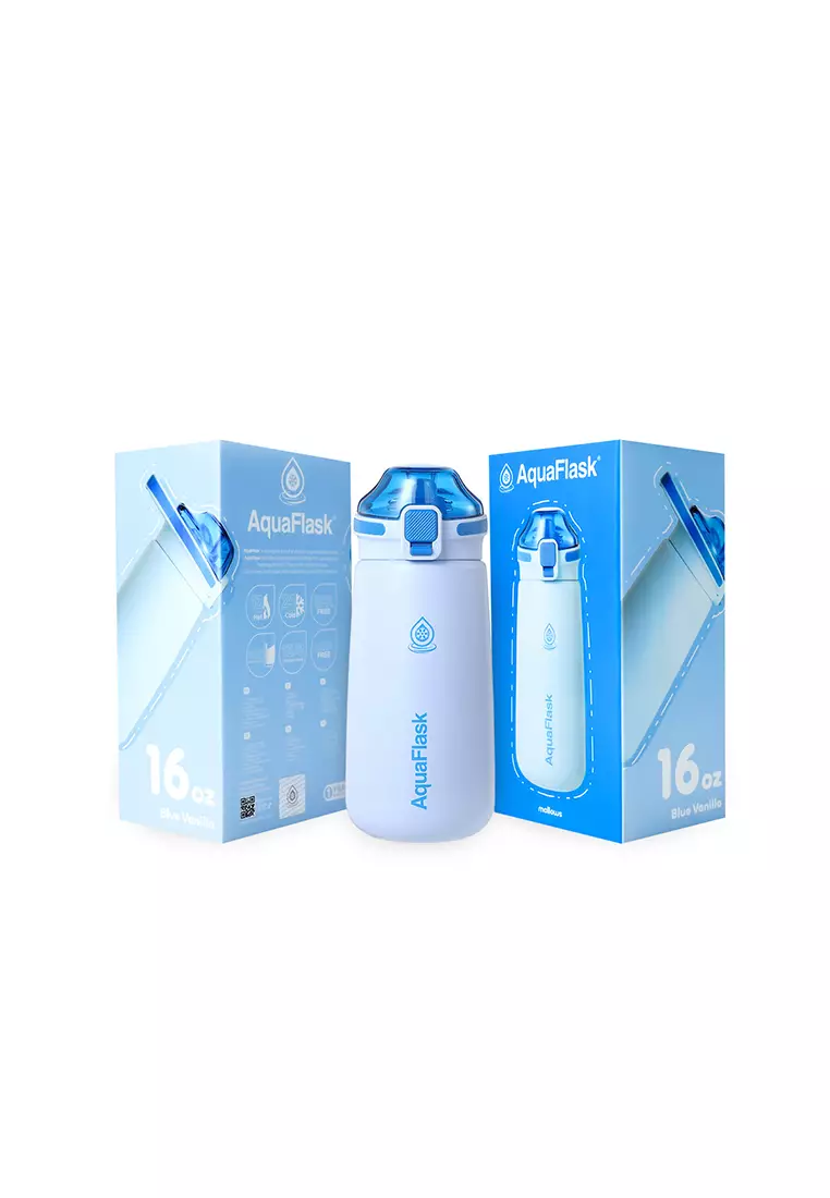 Buy Aquaflask 16oz Blue Vanilla V2 Mallows Kids Collection 2025 Online | ZALORA Philippines