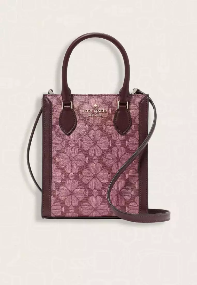 Jual Kate Spade Kate Spade Signature Spade Flower Mini Tote Grenache ...