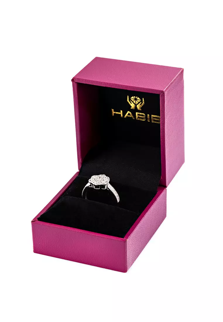 Buy HABIB HABIB Diamond Ring in 375/9k White Gold 258520320(R) 2025 ...