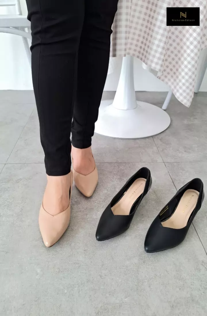 Jual NICHOLAS EDISON Nicholas Edison Heel Kim Black Original 2025 ...