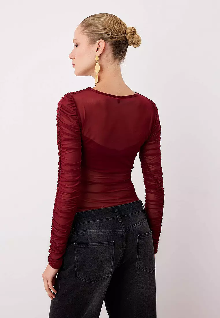 Buy Trendyol Tulle Bodysuit 2026 Online | ZALORA