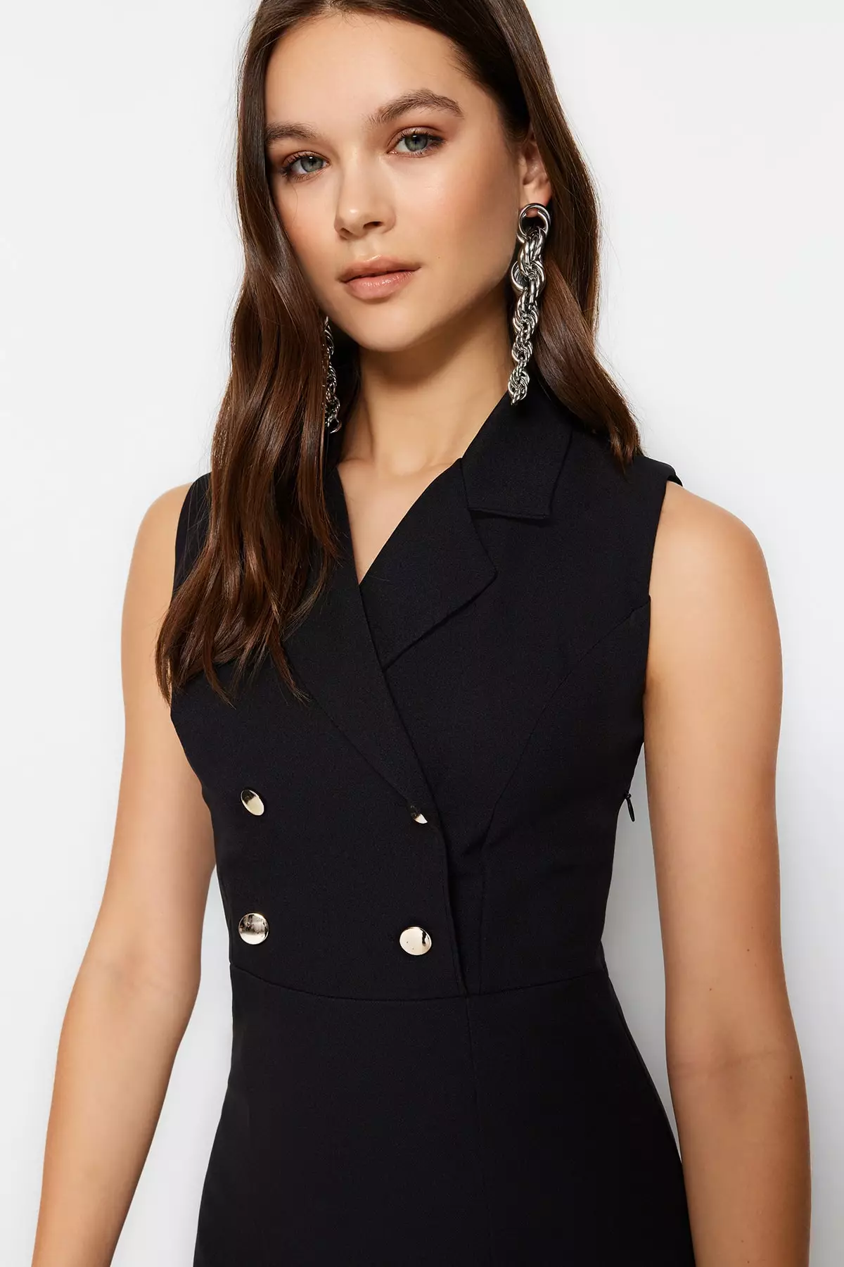 Buy Trendyol Button Midi Dress 2026 Online | ZALORA Philippines