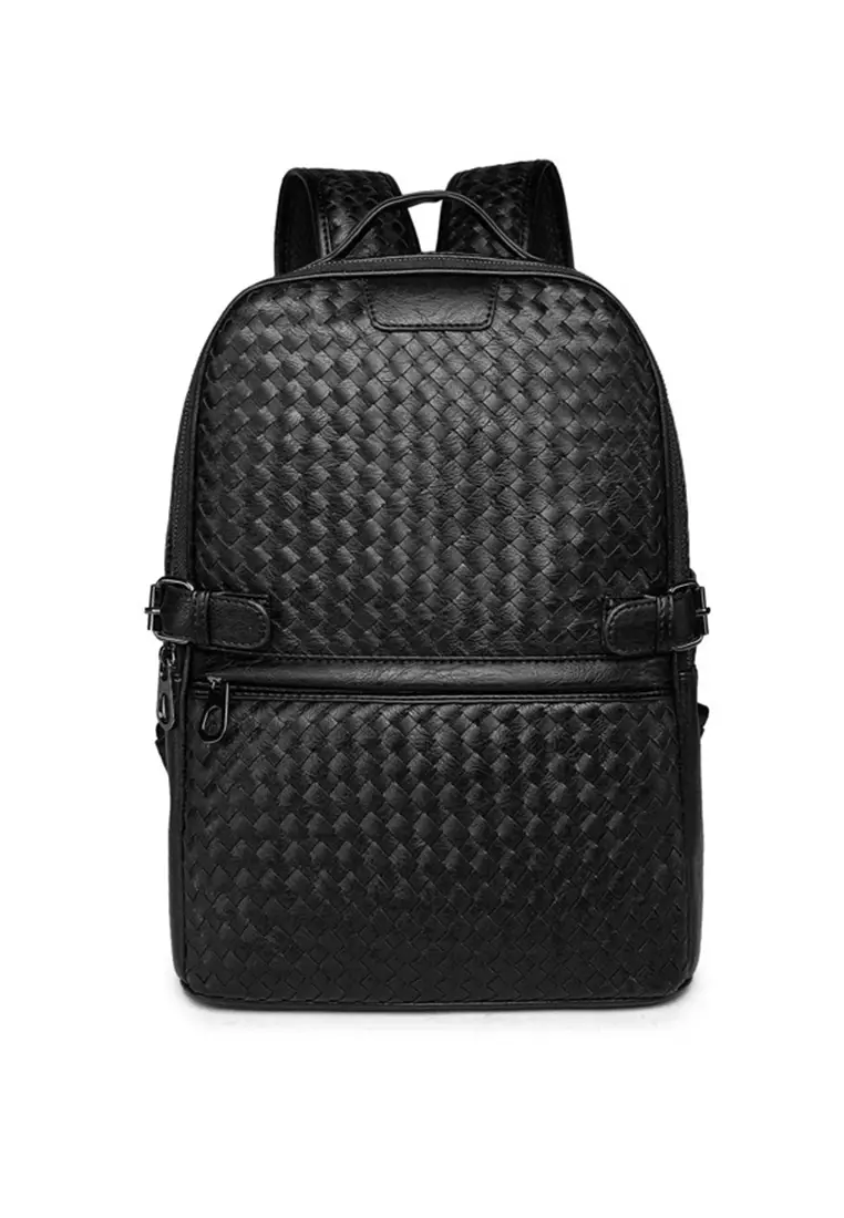 Buy Lara Men's Weave Backpack - Black Online | ZALORA Malaysia