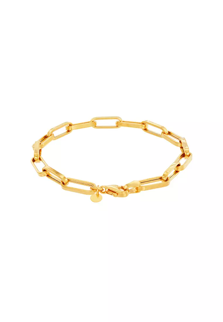 Buy HABIB HABIB GRAFFETTA | Oro Italia 916 Yellow Gold Bracelet ...