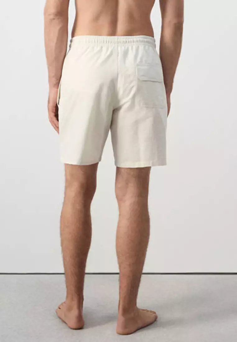 Buy MANGO Man Seersucker Swim Shorts 2026 Online | ZALORA
