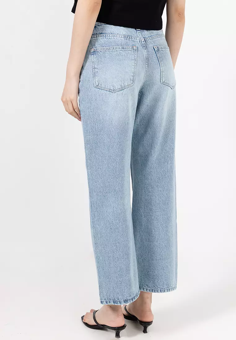 Buy Electro Denim Lab Billie Wide Leg Jeans 2026 Online | ZALORA ...