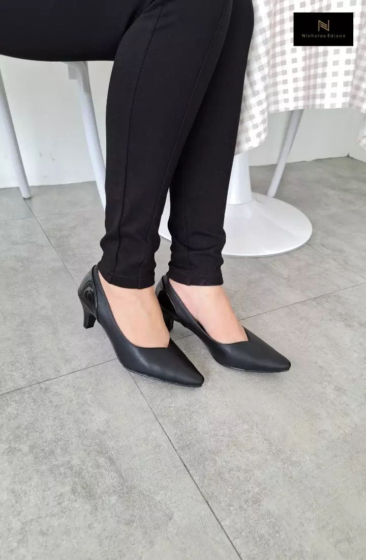 Jual NICHOLAS EDISON Nicholas Edison Heel Kim Black Original 2025 ...