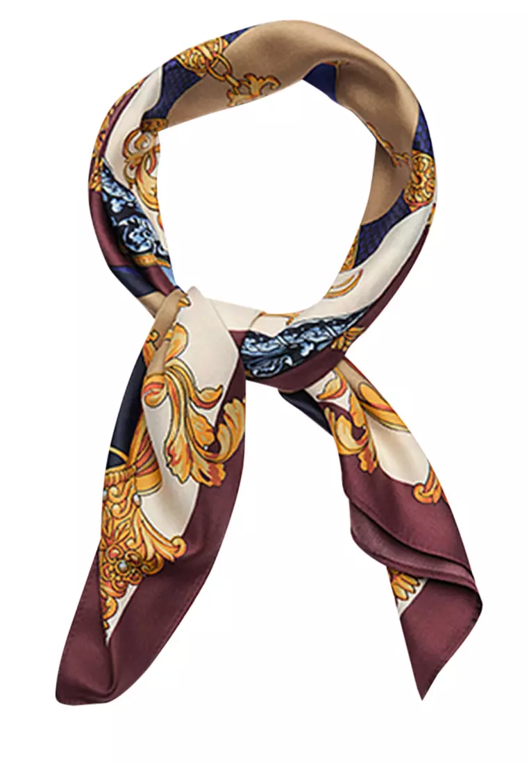 Jual Mango Vintage Printed Scarf Original 2025 | ZALORA Indonesia
