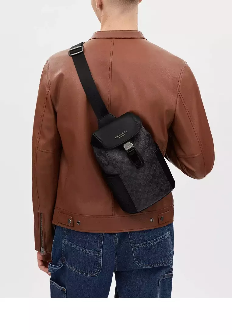 Buy Coach Racer Pack In Signature 2025 Online | ZALORA Philippines