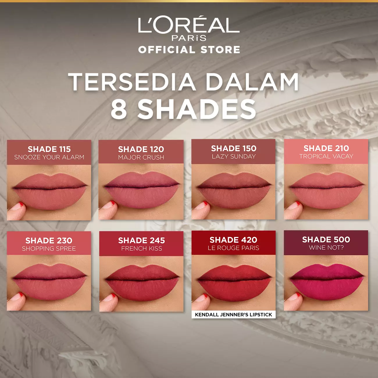 Jual L'Oreal Paris L'Oreal Paris Le Matte Resistance Lipstick - 230 ...