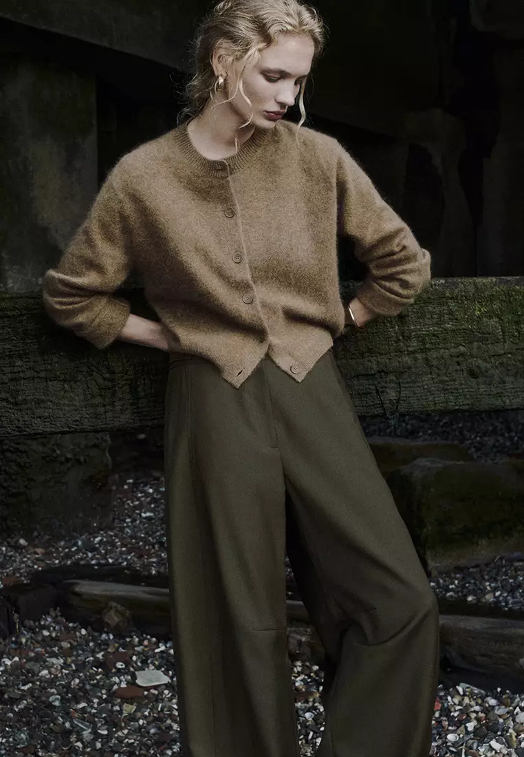 Buy COS Wool Barrel-Leg Utility Trousers 2025 Online | ZALORA Philippines