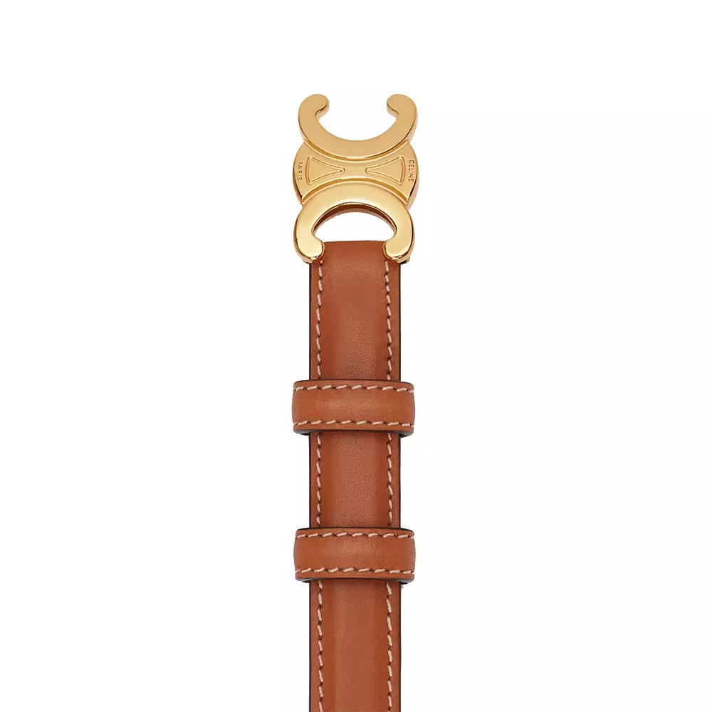 Jual Celine Celine Small Triomphe Belt Natural Calfskin Tan Ghw ...