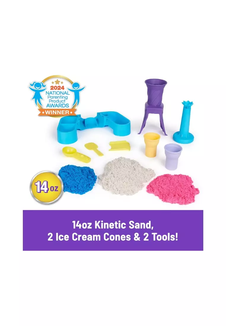 Buy Kinetic Sand Soft Serve Station with 14oz Play Sand 2025 Online ...