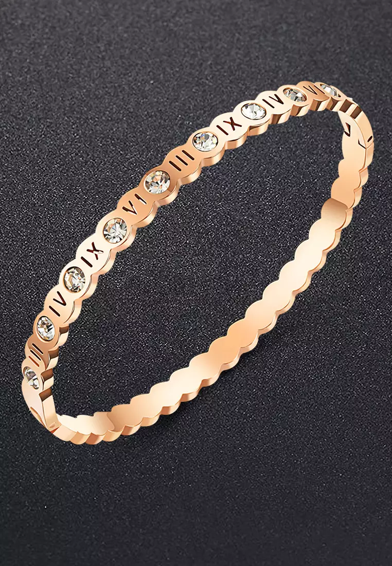 Buy Bullion Gold Roman Empress Bangle 2025 Online | ZALORA Philippines