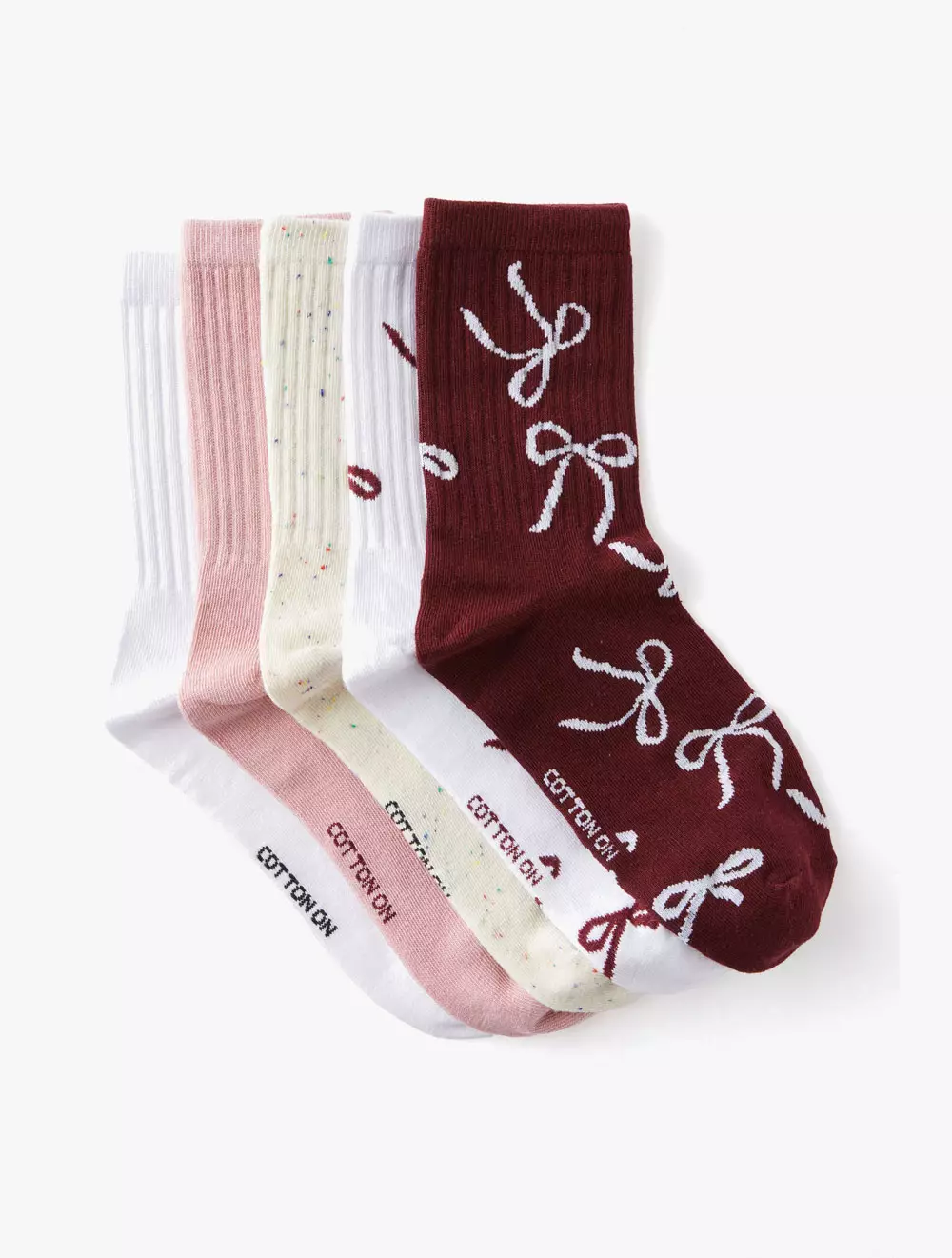 Jual Rubi 5PK CREW SOCK - RUBY/PINK BOW MIX Original 2025 | ZALORA ...