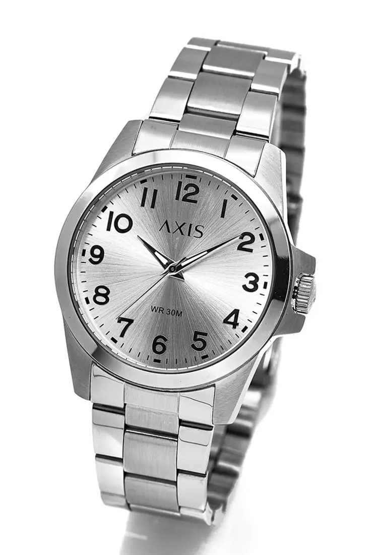 Buy Axis Ryan Silver Stainless Steel AE1248A-0102 2025 Online | ZALORA ...