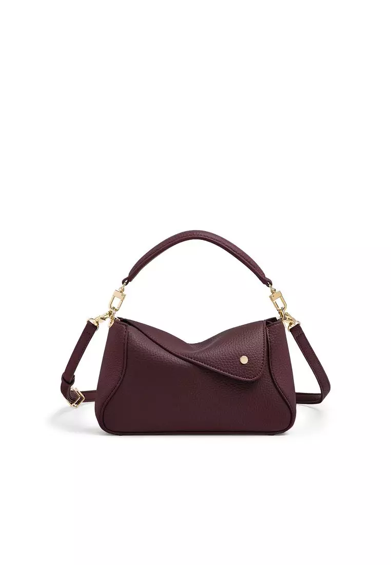 Buy Sometime Nami Flap Bag Togo - Blood Red 2025 Online | ZALORA ...