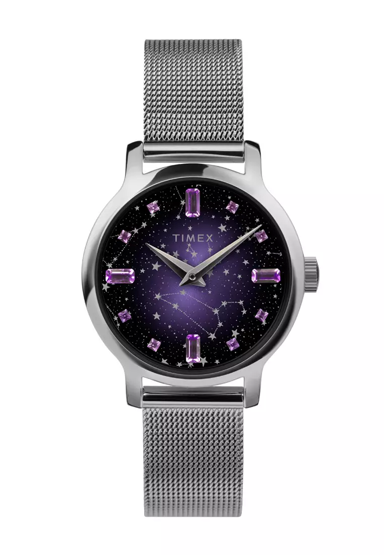 Buy TIMEX Timex Transcend Celestial Silver Stainless Steel Analog ...