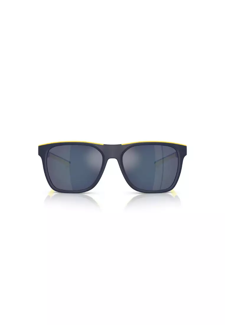 Buy Scuderia Ferrari Unisex Square Frame Blue Sunglasses, UV Protection ...