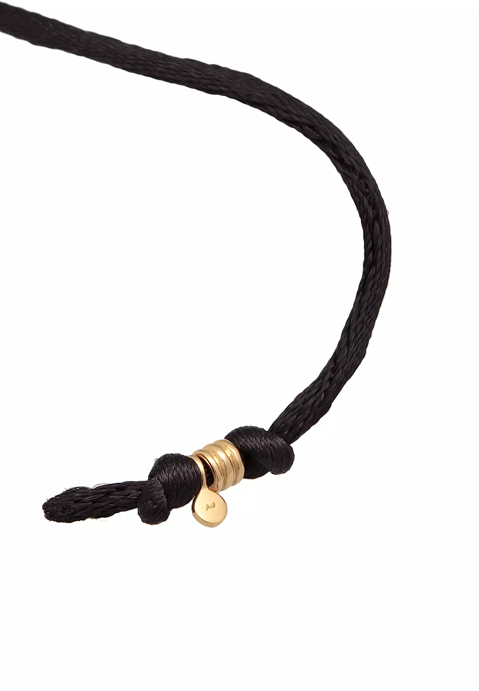Buy ELLI GERMANY Black Satin Choker with Gold Teardrop 2026 Online | ZALORA