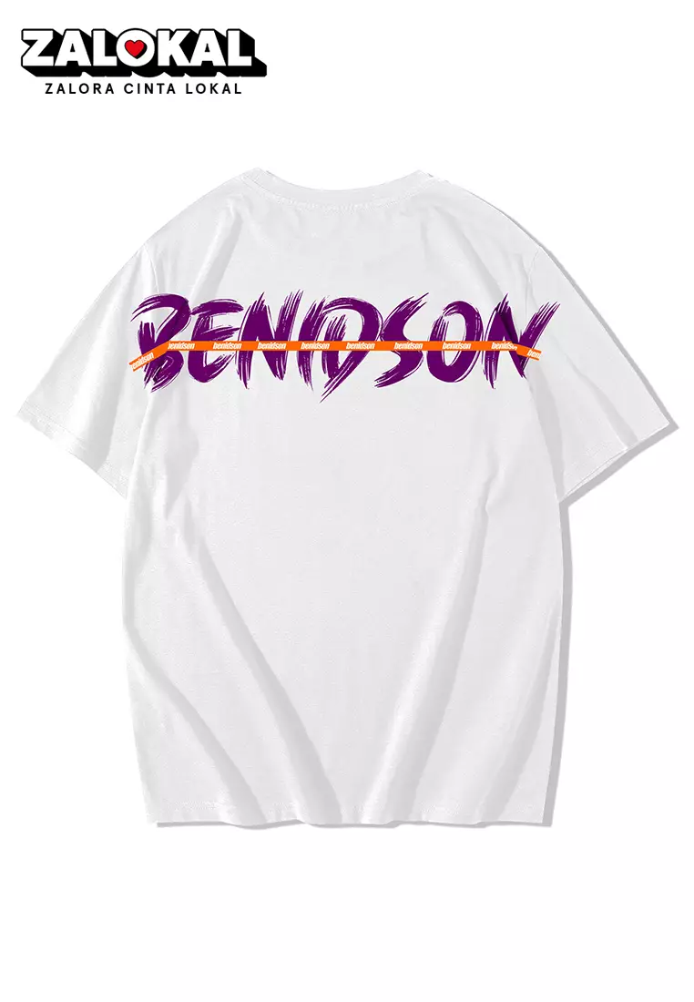 Jual Benidson BENIDSON Oversized Tshirt White Brush Original 2024 ...