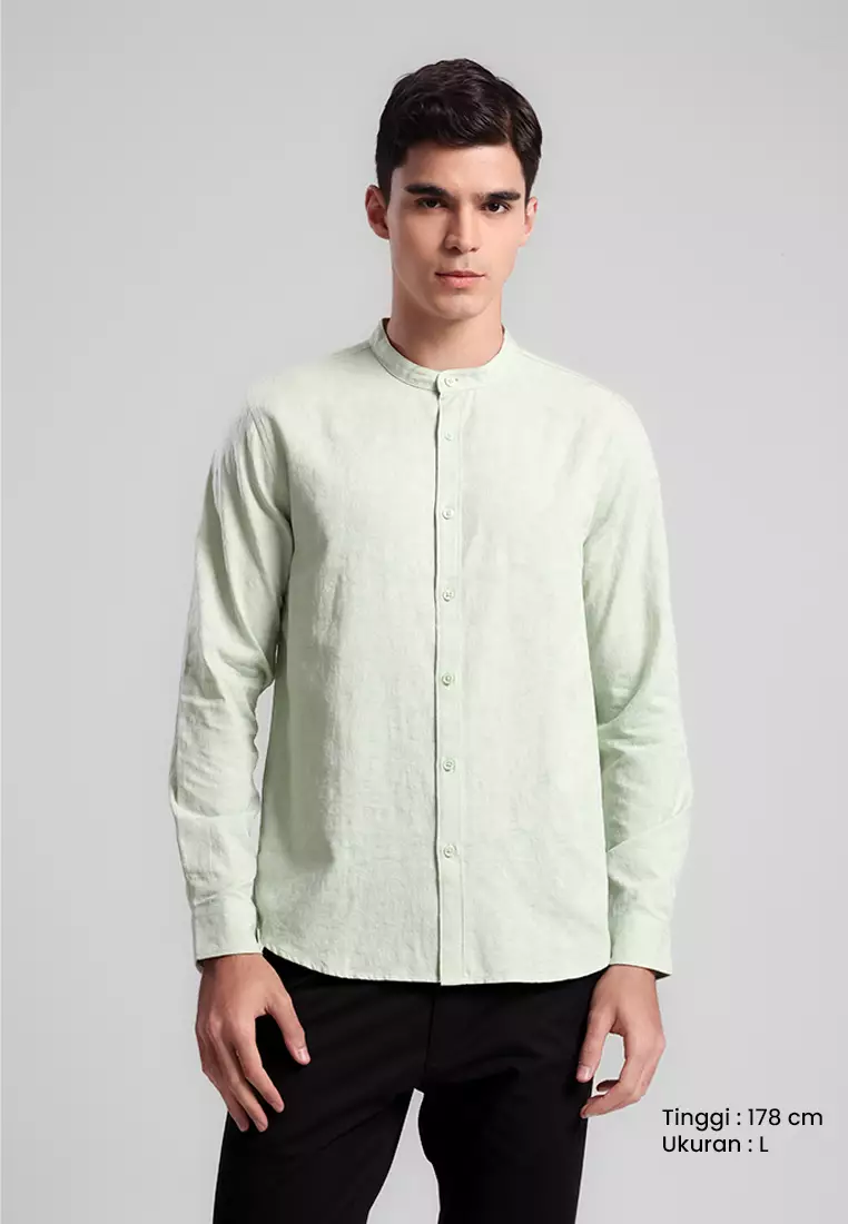 Jual Manzone MANZONE X MINIMAL - Kemeja Koko Lengan Panjang Pria Aqara ...