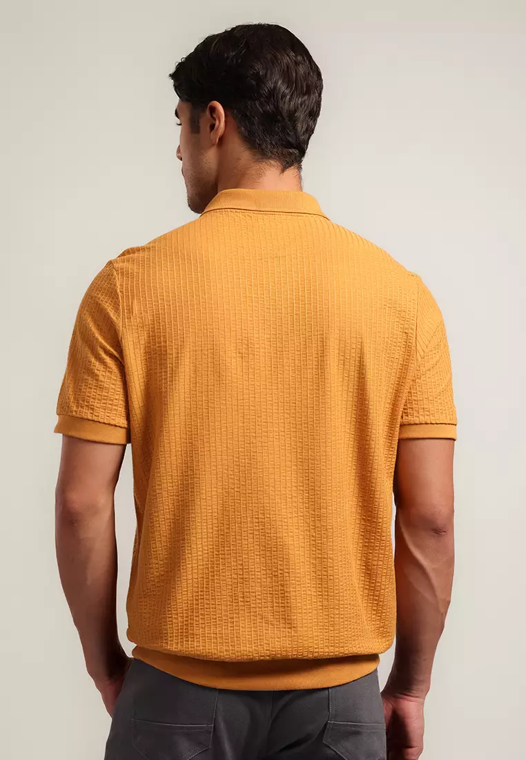 Jual MOC MOC - Kaos Polo Polos Pria Lengan Pendek Andres - Mustard ...