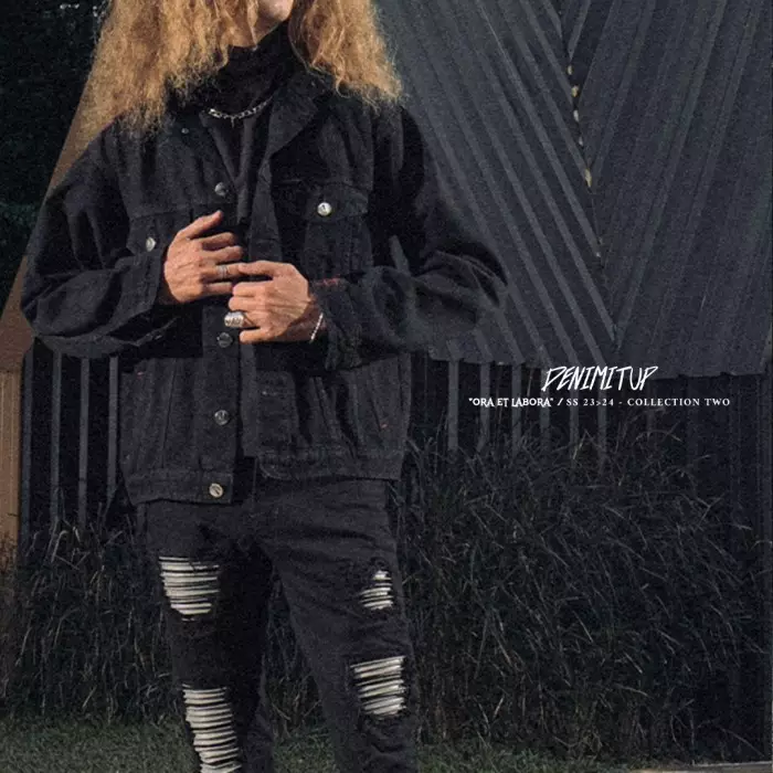Jual HAM DENIMITUP A1 Jacket Jet Black - Denim Jacket Original 2024 ...