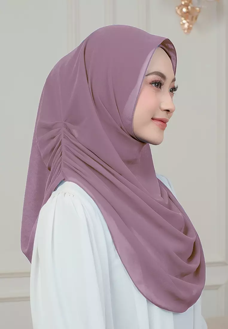 Jual Cantik Kerudung HIJAB INSTAN AURORA - PURPLE Original 2025 | ZALORA Indonesia